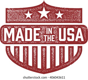 Made Usa Product Label Stock Vector (Royalty Free) 406043611 | Shutterstock