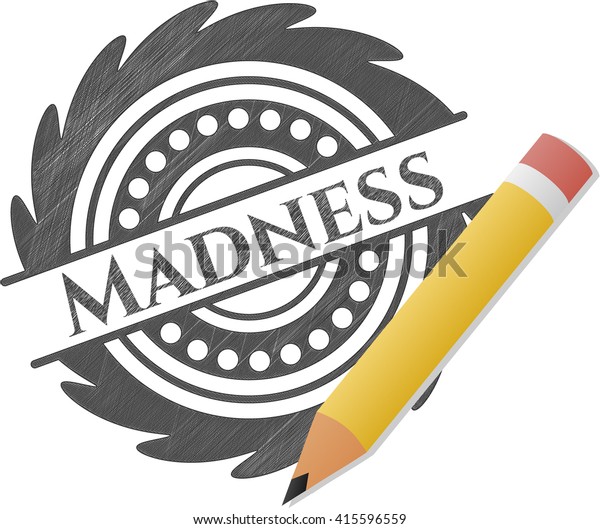Madness Pencil Draw Stock Vector (Royalty Free) 415596559 | Shutterstock