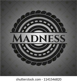 Madness Realistic Dark Emblem: vector de stock (libre de regalías ...