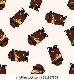 Mafia Cartoon Seamless Pattern Background Stock Vector (Royalty Free ...