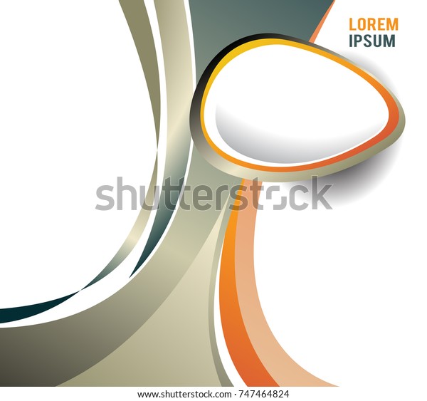 Magazine Cover Design Layout Template Abstract Stock Vector (Royalty ...