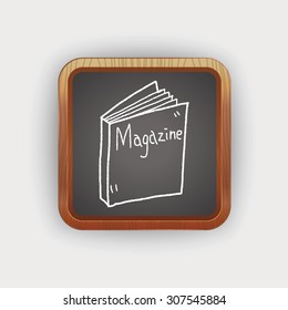 Magazine Doodle Stock Vector (Royalty Free) 307545884 | Shutterstock
