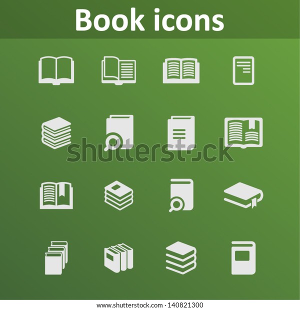 Magazine Icons Stock Vector (Royalty Free) 140821300