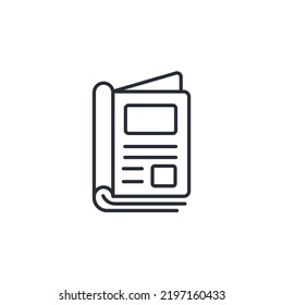Magazine Icons Symbol Vector Elements Infographic Stock Vector (Royalty ...