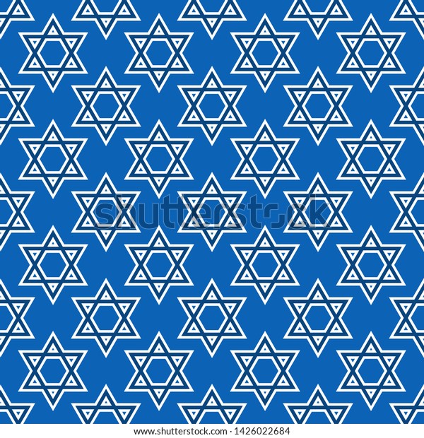 Magen David Star Pattern Vector Illustration Stock Vector (Royalty Free) 1426022684 | Shutterstock