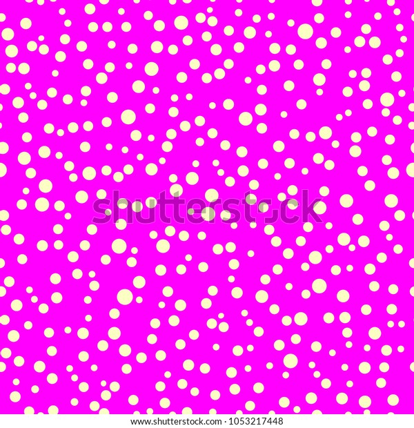 Magenta Polka Dot Background Seamless Pattern Stock Vector (Royalty ...