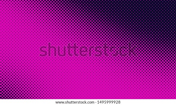 Magenta Retro Comic Pop Art Background Stock Vector (Royalty Free ...