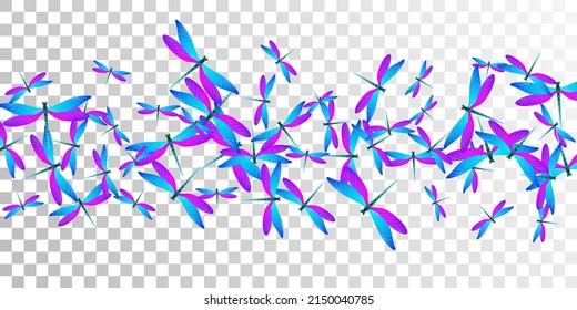 Magic Blue Purple Dragonfly Cartoon Vector Stock Vector (Royalty Free ...