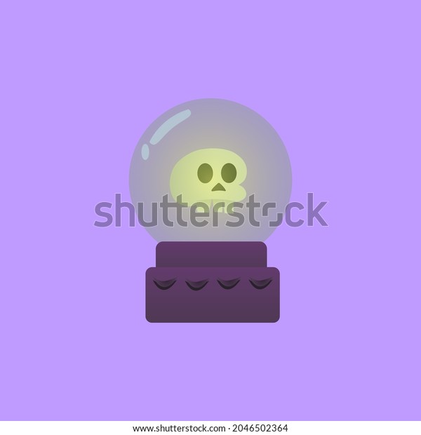 Magic Crystal Ball Clip Art Vector Stock Vector (Royalty Free ...