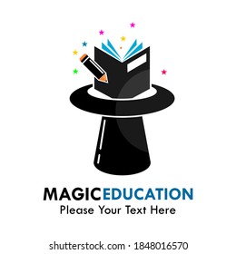 Magic Education Logo Template Illustration Stock Vector (Royalty Free ...