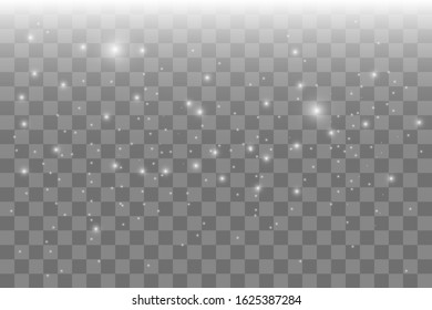 Snow Overlay On Transparent Background Vector Stock Vector (Royalty ...
