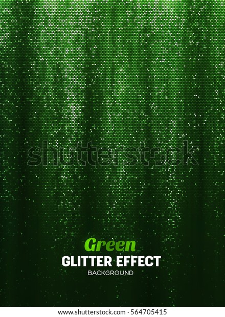 Magic Glitter Background Green Color Vector Stock Vector (Royalty Free ...