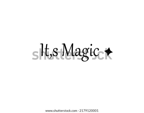 Magic Hand Written Vector Illustration Stock Vector (Royalty Free ... Magic Hand Written Vector Illustration Stock Vector (Royalty Free ...