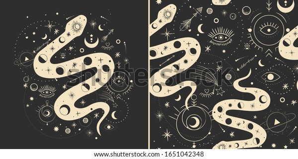Magic Objects Objects Magical Rites Rituals Stock Vector (Royalty Free ...