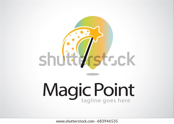 Magic Point Logo Template Design Stock Vector (Royalty Free) 683946535 ...