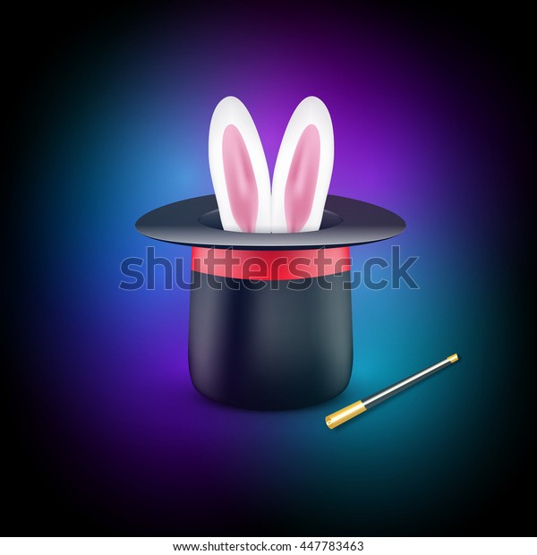 Magic Poster Design Template Magician Concept 스톡 벡터(로열티 프리) 447783463 ...
