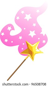 Kawaii Vector Illustration Cute Moon Sakura Stock Vector (Royalty Free ...
