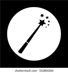 Magic Wand Icon Stock Vector (Royalty Free) 552804364 | Shutterstock