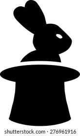 Magician Rabbit Hat Stock Vector (Royalty Free) 276961916 | Shutterstock