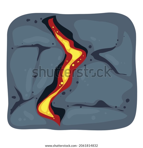 Magma Clip Art Illustration Vector Isolated Stock Vector (Royalty Free ...