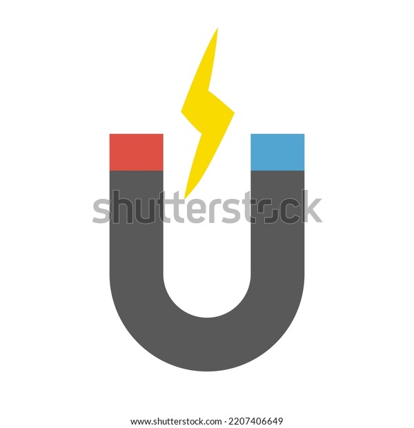 Magnet Electric Icon Magnetism Vector Stock Vector (Royalty Free ...
