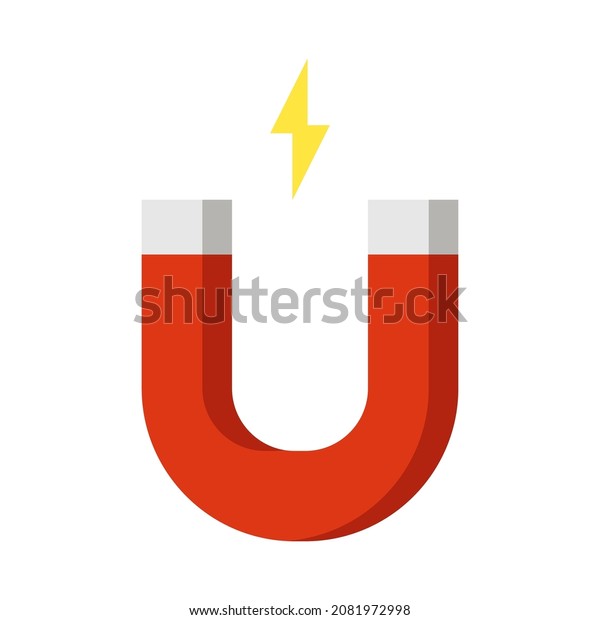 Magnet Flat Clipart Vector Illustration Stock Vector (Royalty Free ...