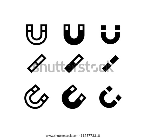 Magnet Icon Design Vector Symbol Stock Vector (Royalty Free) 1125773318 ...