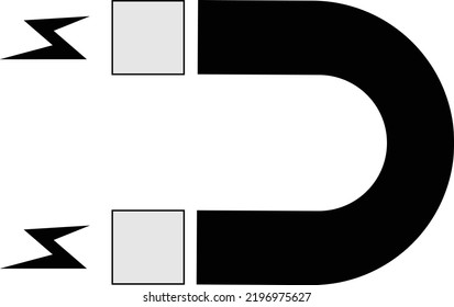Magnet Icon Vector Black Grey Isolated Stock Vector (Royalty Free) 2196975627 | Shutterstock
