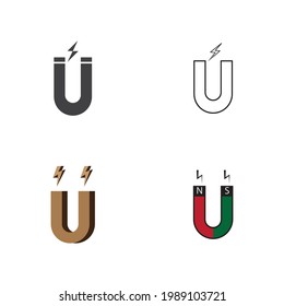 Magnet Icon Vector Illustration Logo Design Stock Vector (Royalty Free ...