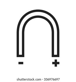 Magnet Metal Power Icon Vector Image Stock Vector (Royalty Free ...