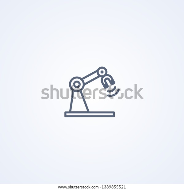 Magnet Robotic Hand Vector Best Gray Stock Vector (Royalty Free ...