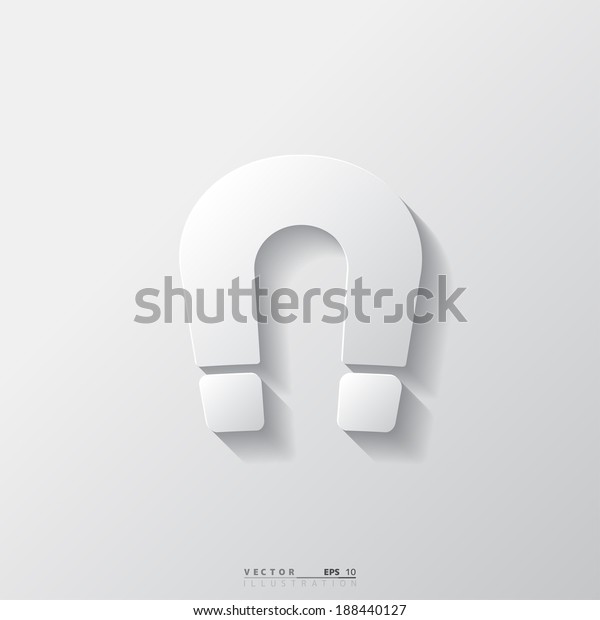 Magnet Symbol Electromagnetism Symbol Stock Vector (Royalty Free ...
