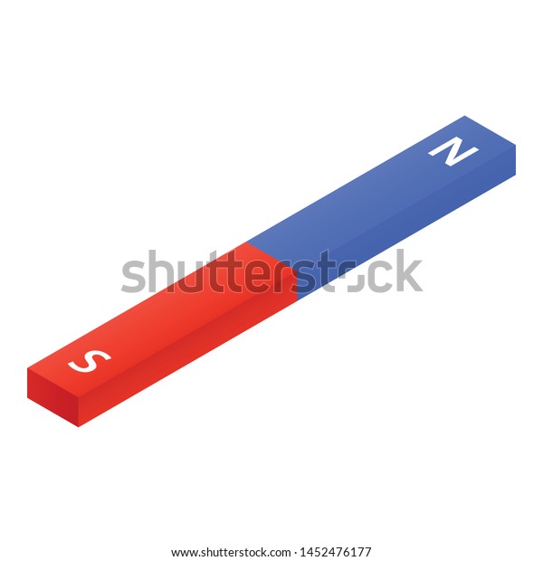 Magnetic Bar Icon Isometric Magnetic Bar Stock Vector (Royalty Free ...