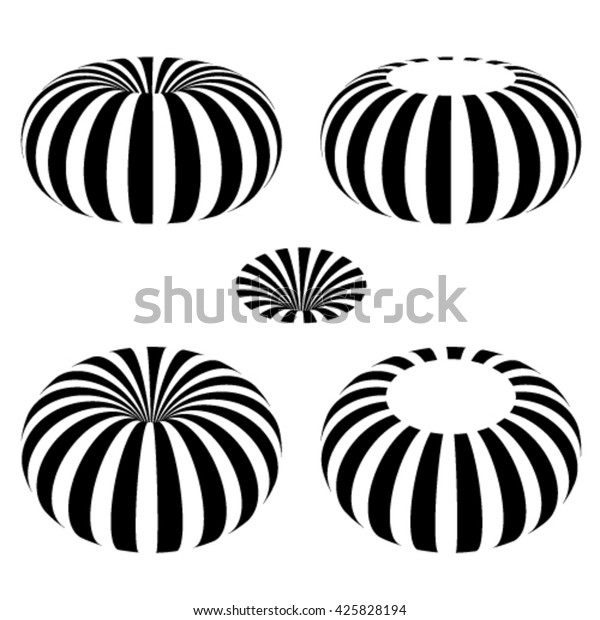 Magnetic Field Toroid Black Symbol Vector: เวกเตอร์สต็อก (ปลอดค่า ...