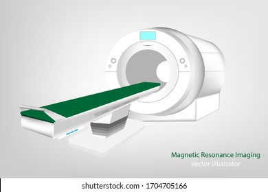 Magnetic Resonance Imaging Device Isolated Scanner Stock Vector ...