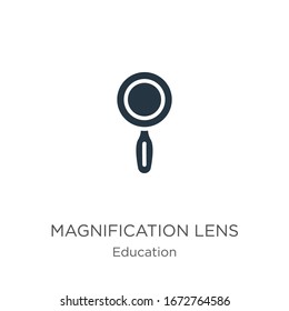 Magnification Lens Icon Vector Trendy Flat Stock Vector (Royalty Free ...