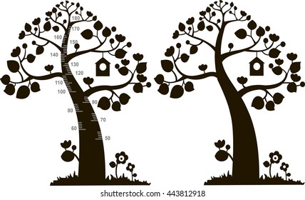 Magnificent Big Tree Ruler Without Ruler Stock Vector (Royalty Free ...