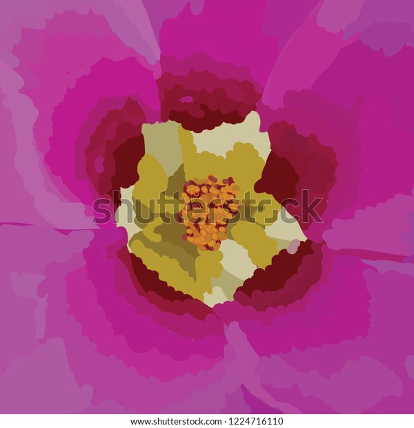 Magnified Flower Image Stock Vector (Royalty Free) 1224716110 ...