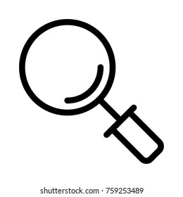 Magnifier Line Icon Stock Vector (Royalty Free) 759253489 | Shutterstock