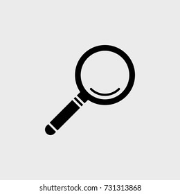 Magnifier Line Vector Icon Stock Vector (Royalty Free) 731313868 ...