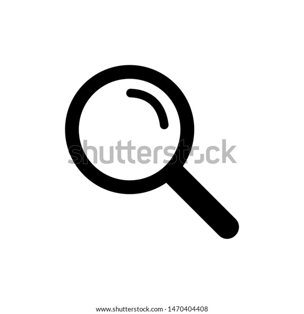 Magnifier Vector Icon Magnification Symbol Design Stock Vector (Royalty ...