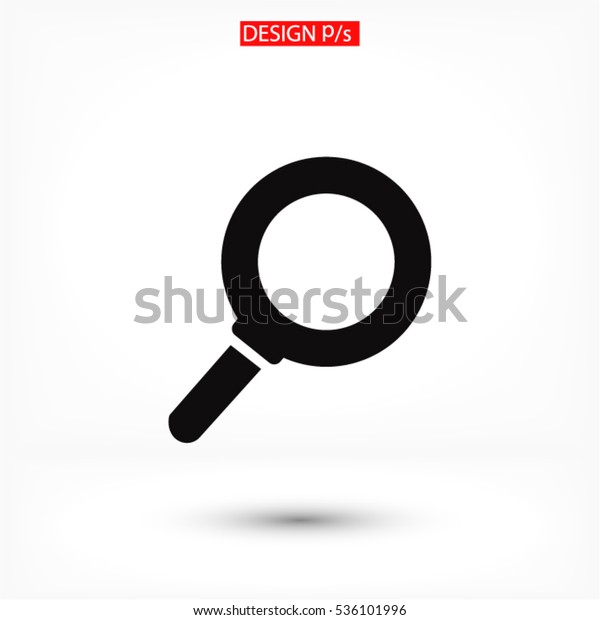 Magnify Line Vector Icon Stock Vector (Royalty Free) 536101996 ...