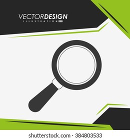 Magnifying Glass Design Stock Vector (Royalty Free) 384803533 ...
