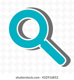 Magnifying Glass Design Stock Vector (Royalty Free) 432916852
