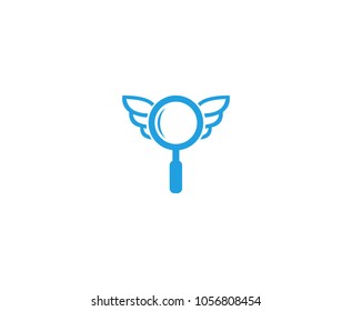 Magnifying Glass Logo Stock Vector (Royalty Free) 1056808454 | Shutterstock