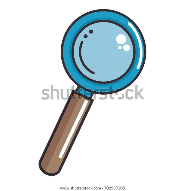 Magnifying Glass Lupe Stock Vector (Royalty Free) 702537205 | Shutterstock