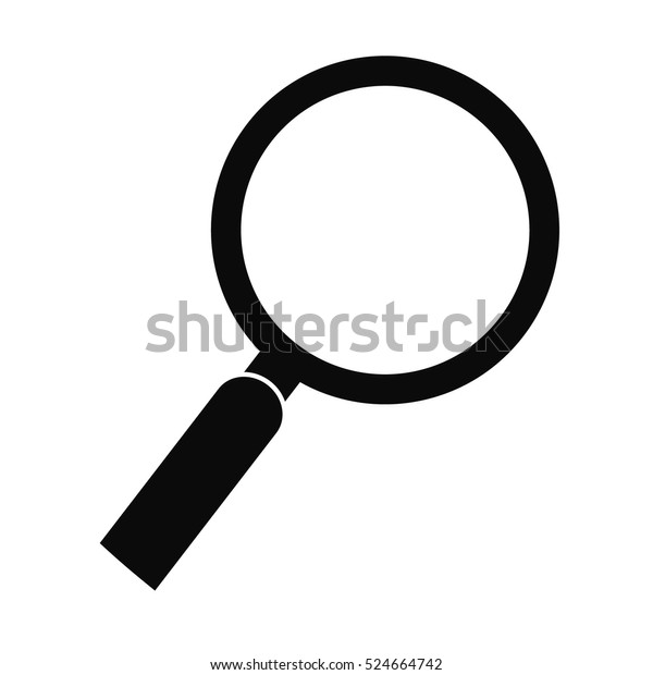 magnifying glass lupe icon vector illustration graphic design