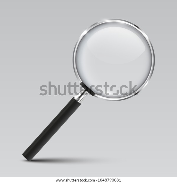 Magnifying Glass Shadow Stock Vector Stock Vector (Royalty Free ...