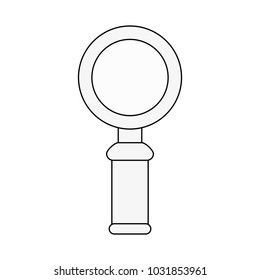 Magnifying Glass Symbol Stock Vector (Royalty Free) 727213417