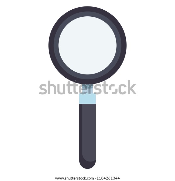 Magnifying Glass Symbol Stock Vector (Royalty Free) 1184261344 ...